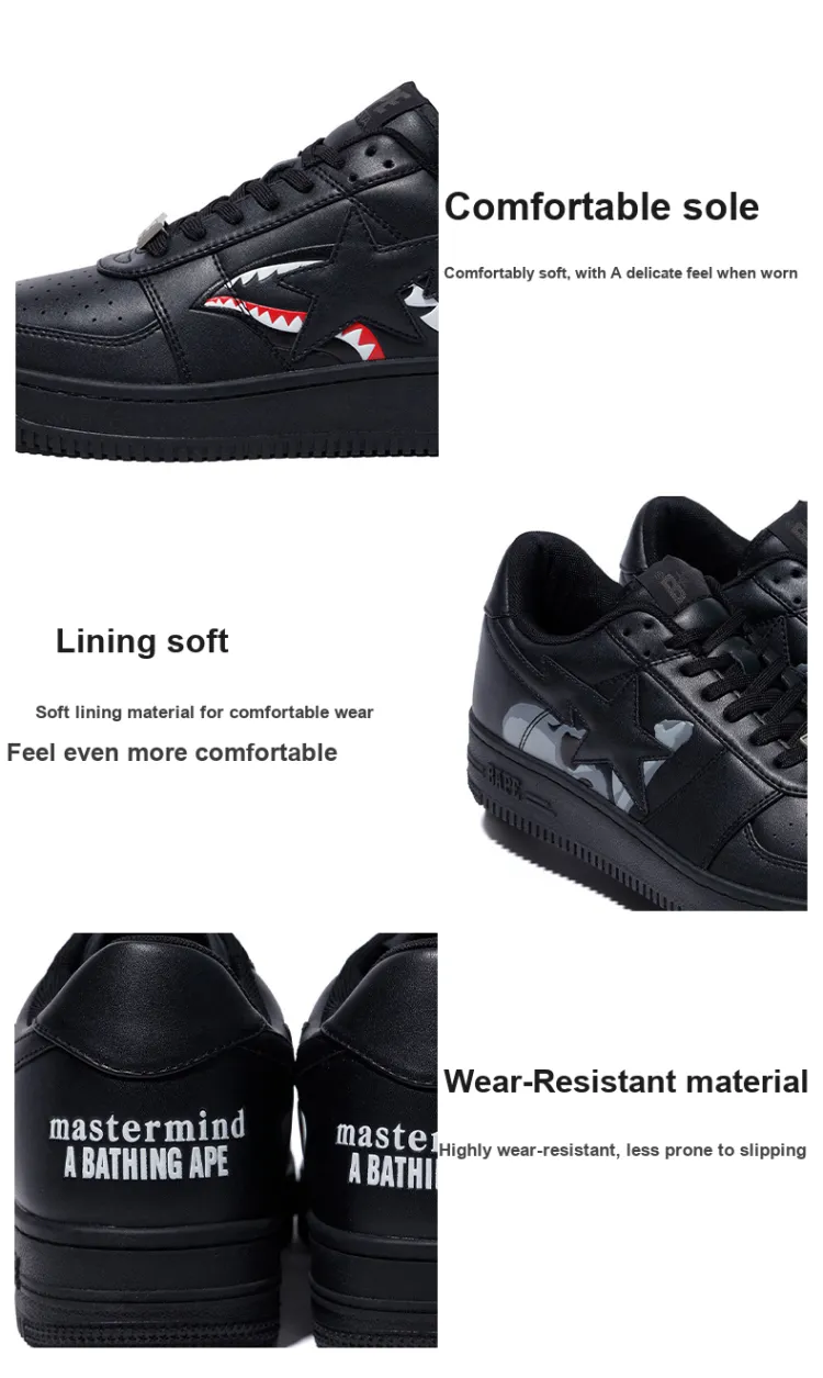 Mastermind Japan X a BATHING APE STA Skateboard Shoes Men Mastermind Japan X a BATHING APE STA Skateboard Shoes Men
