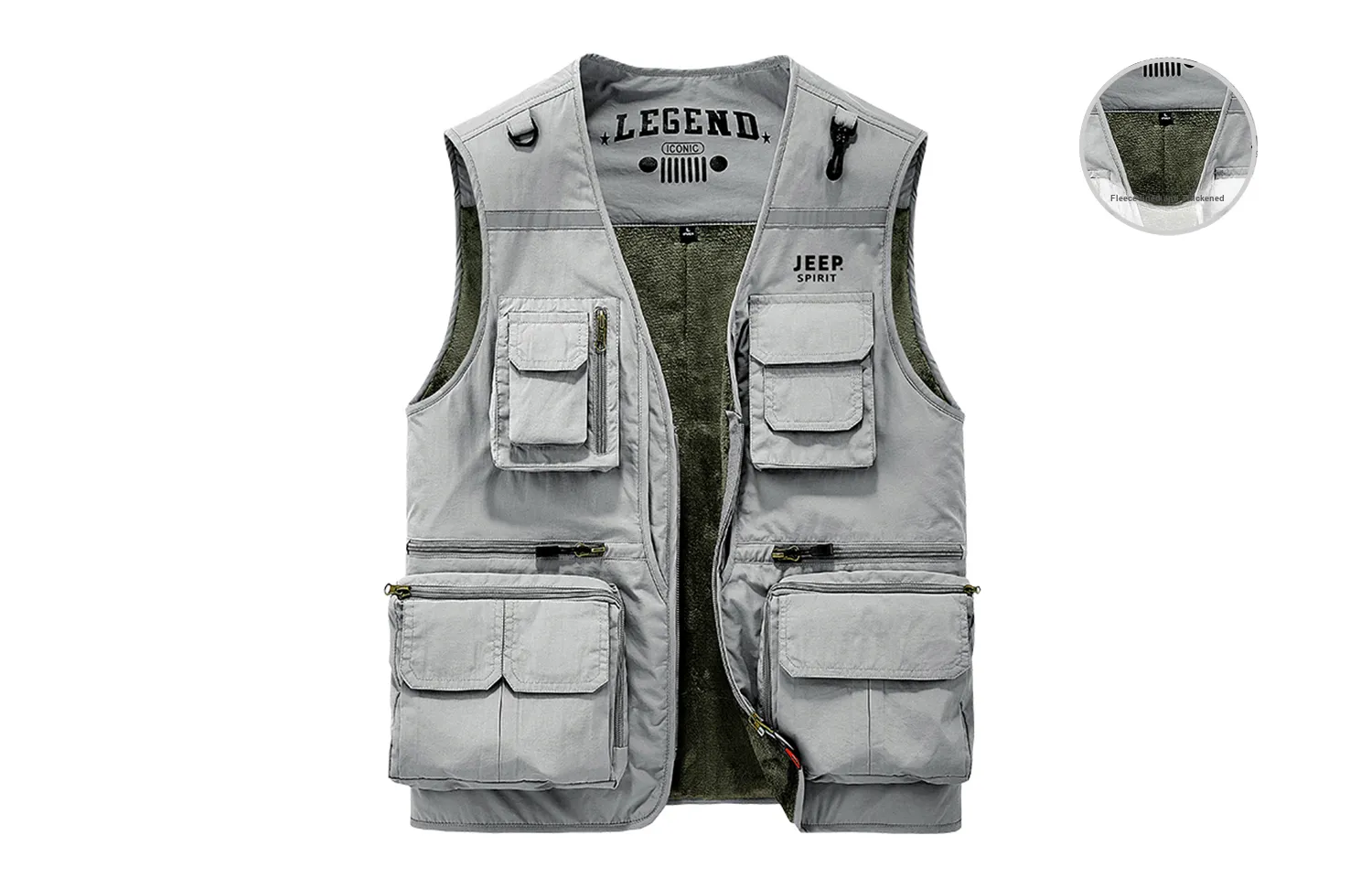 JEEP SPIRIT Vest Men - POIZON