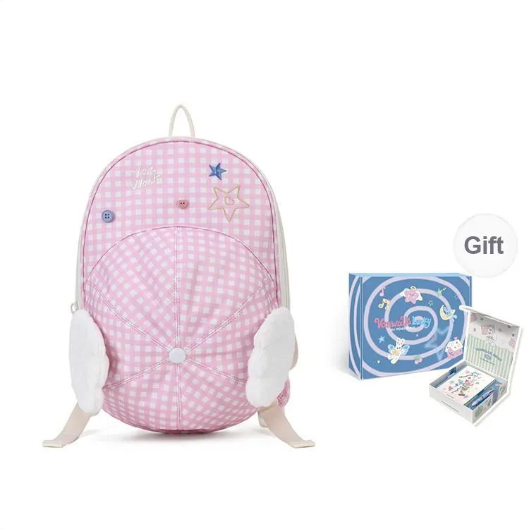 VANWALK Polyester Backpacks Medium Size Women's Dream Pink/Angel Star ...