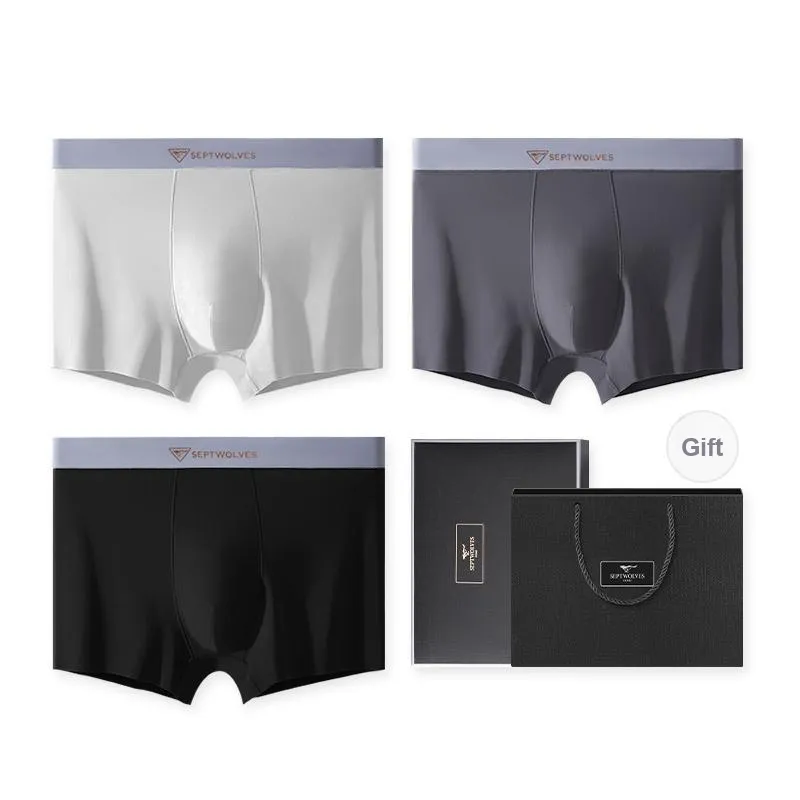 SEPTWOLVES Underwear Gift Boxes Men's 3 Pack - POIZON