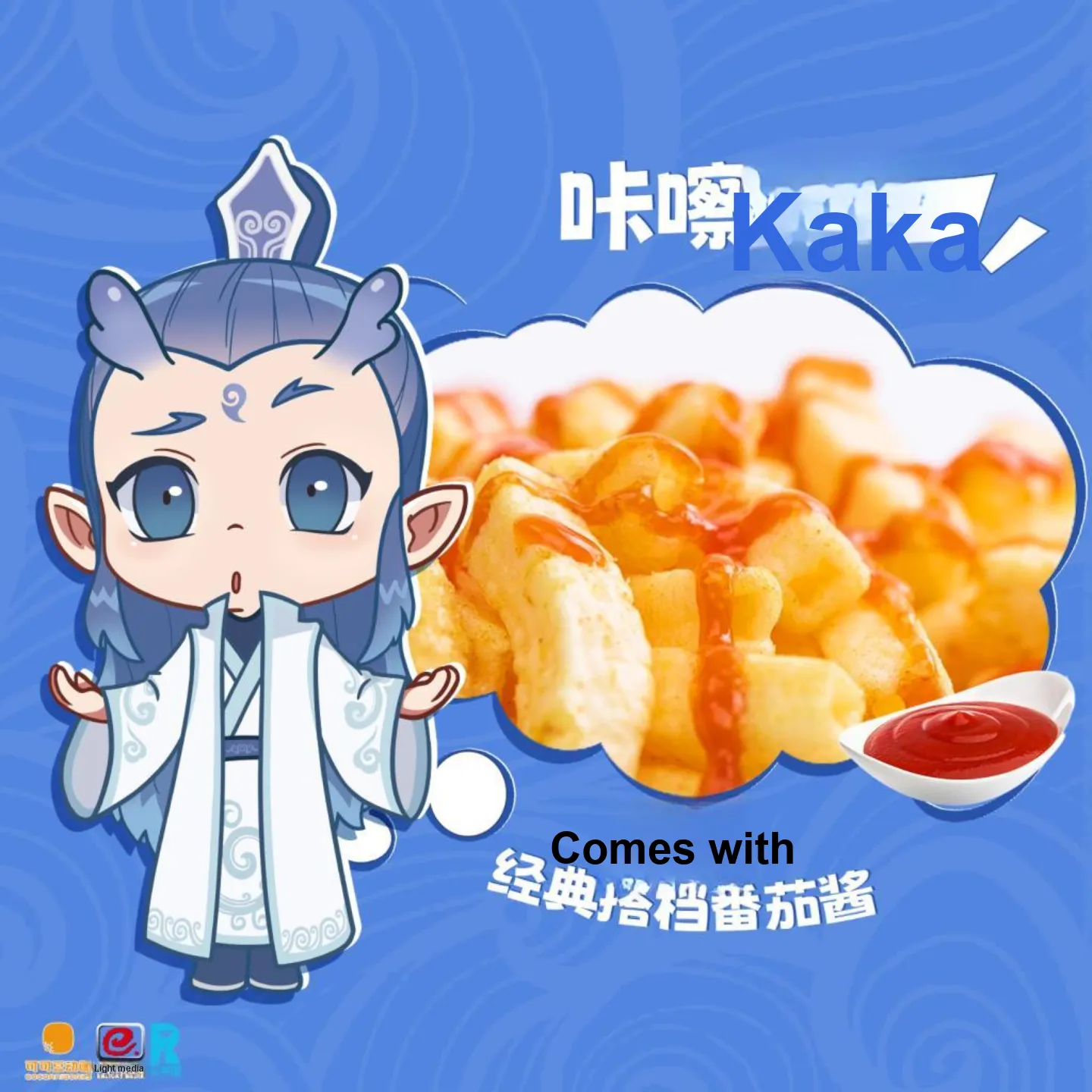 TALA CARTOON KMG Ne Zha The Magic Child Stirs The Sea Crispy Fries 26g ...