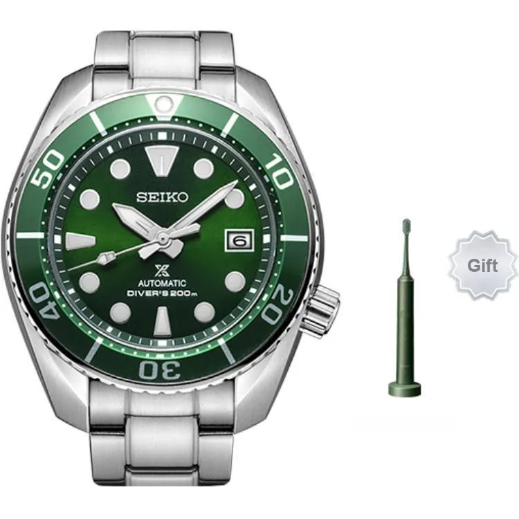 SEIKO Mechanical Movement Stainless Steel Strap Watch Men's Watch Green ...